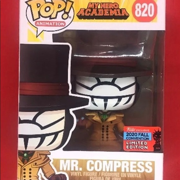 Toys | Funko Pop My Hero Academia Mr Compress 82 Nycc 2020 Shared ...
